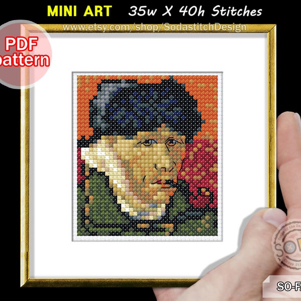 Self Portrait Cross Stitch - Etsy