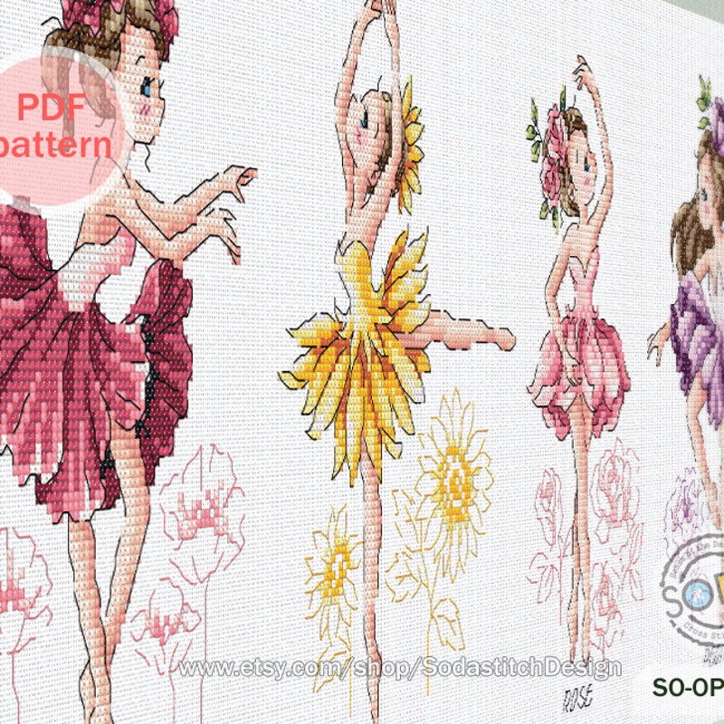 Dancer Cross Stitch - Etsy
