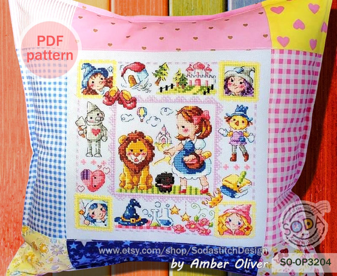 The Wizard of OZ Cross Stitch Patternfairy Tale Story Book - Etsy Australia
