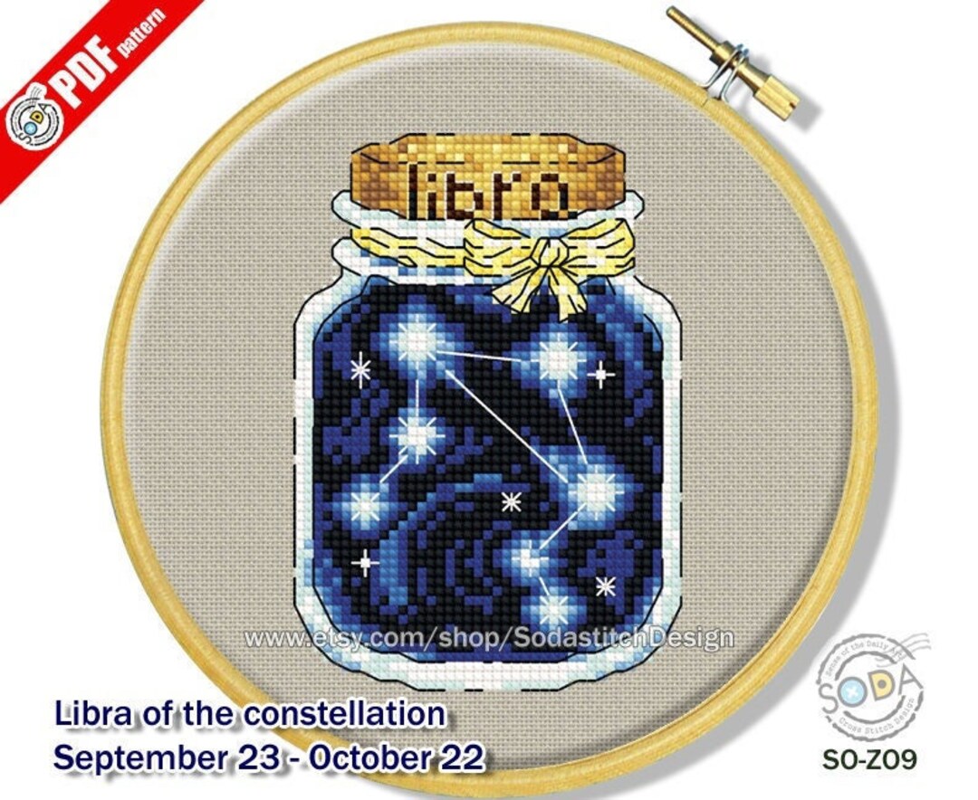 Constellation Cross Stitch Pattern,cross Stitch Chart,counted Cross ...
