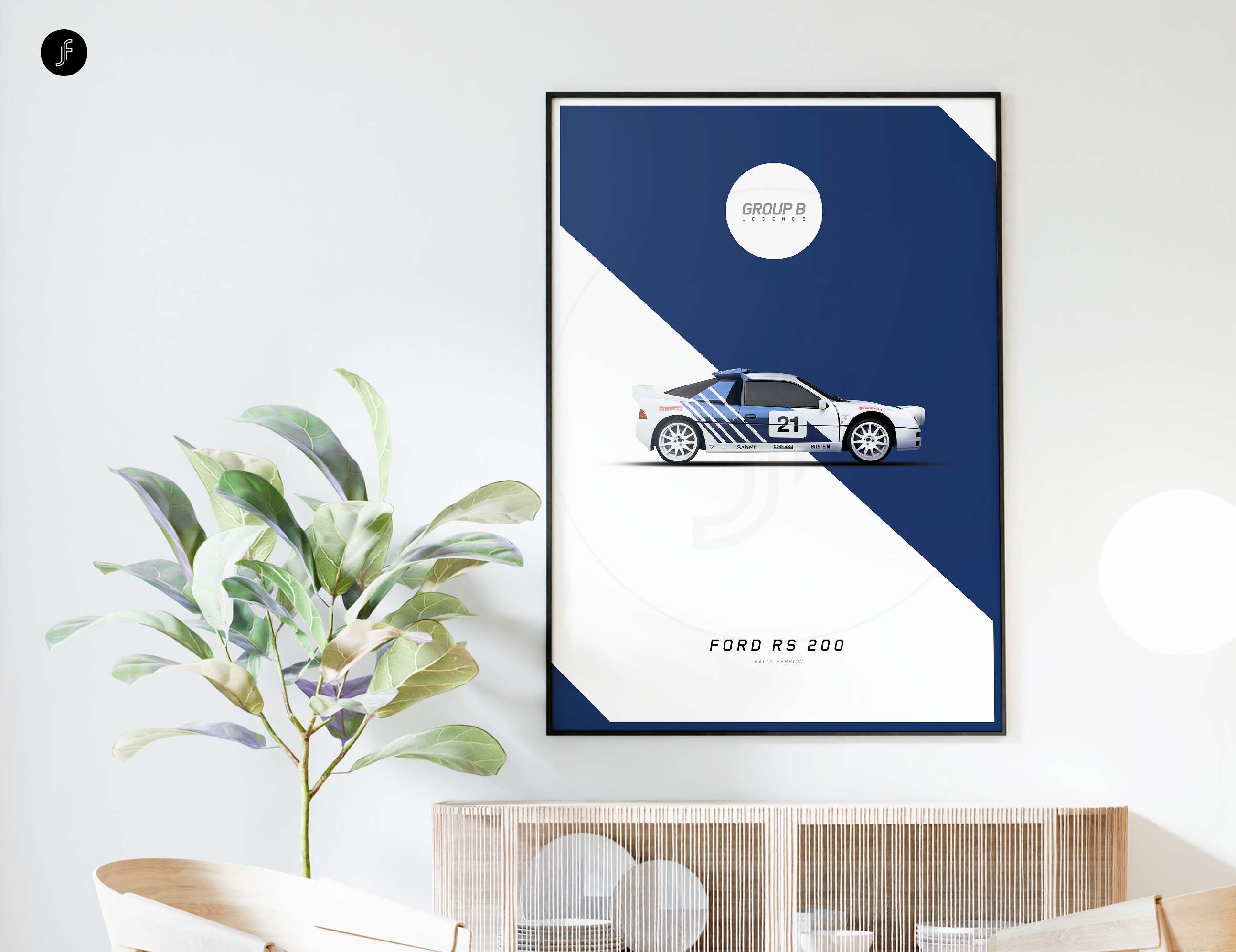 Ford RS200 GROUP B Legends Prints A4/A3/A2/A1 Digital Poster / Work ...