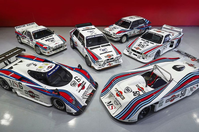 Martini Racing Livery Icon Poster ICONS Square Prints - Etsy