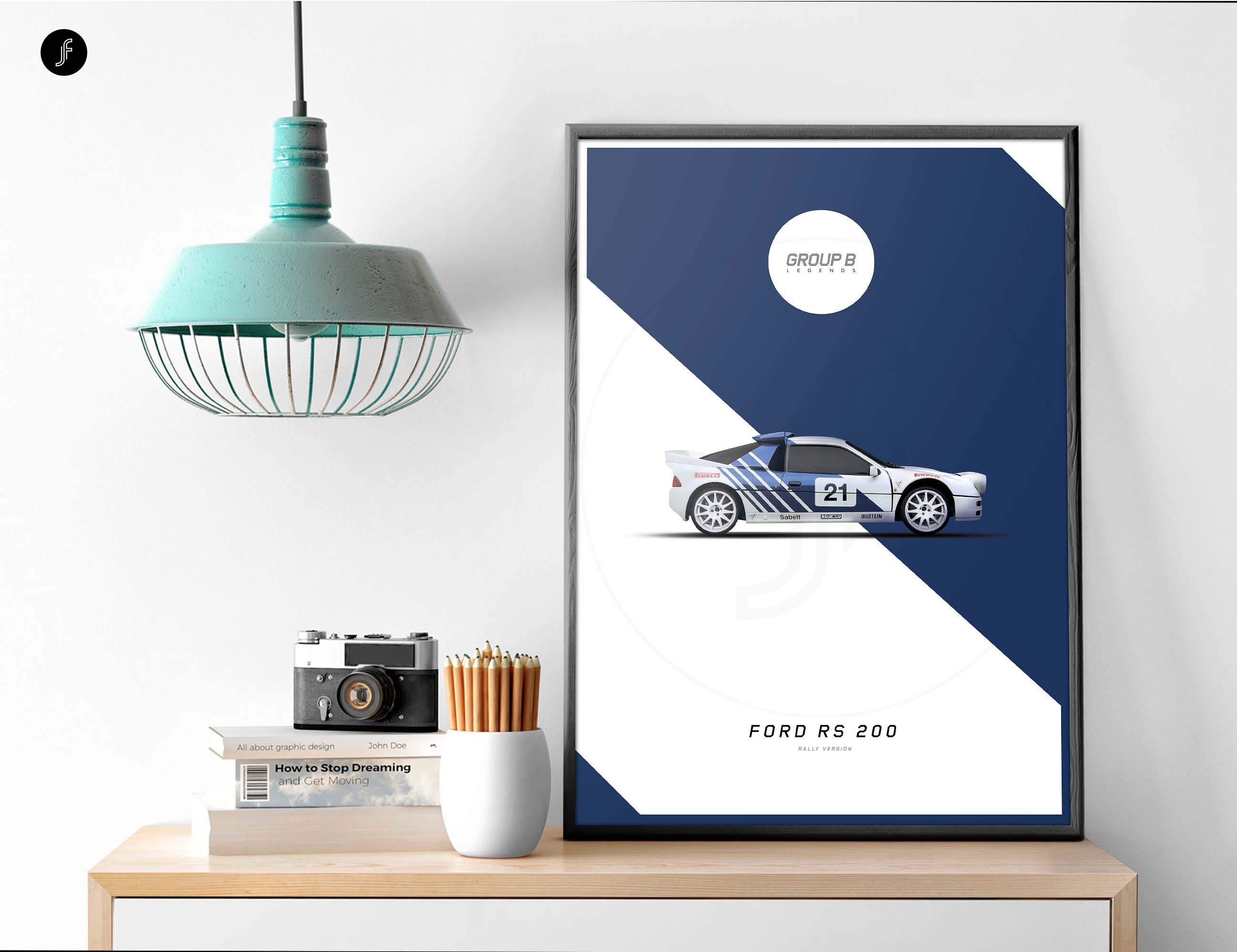 Ford RS200 - GROUP B Legends - Prints A4/A3/A2/A1 - Digital Poster ...
