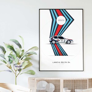 Lancia Delta S4 - GROUP B Legends - Prints A4/A3/A2/A1 - Digital Poster ...