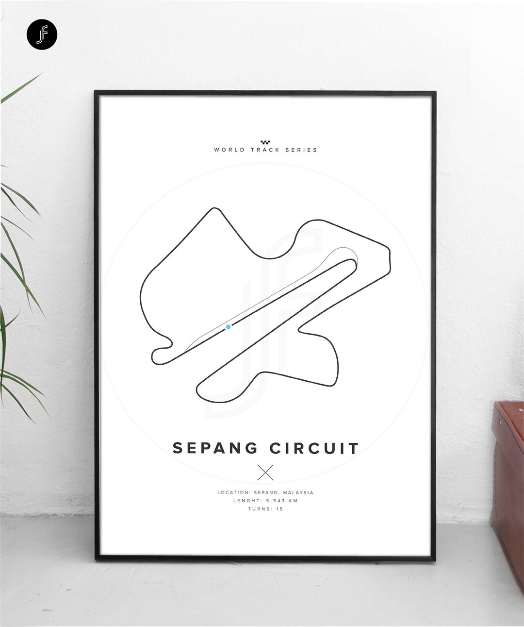 Sepang Circuit - WORLD TRACK SERIES - All Sizes! - Digital Poster ...
