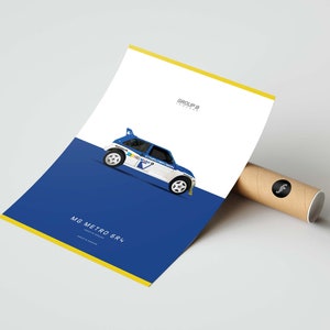 MG Metro 6R4 - GROUP B Legends - Prints A4/A3/A2/A1 - Digital Poster ...