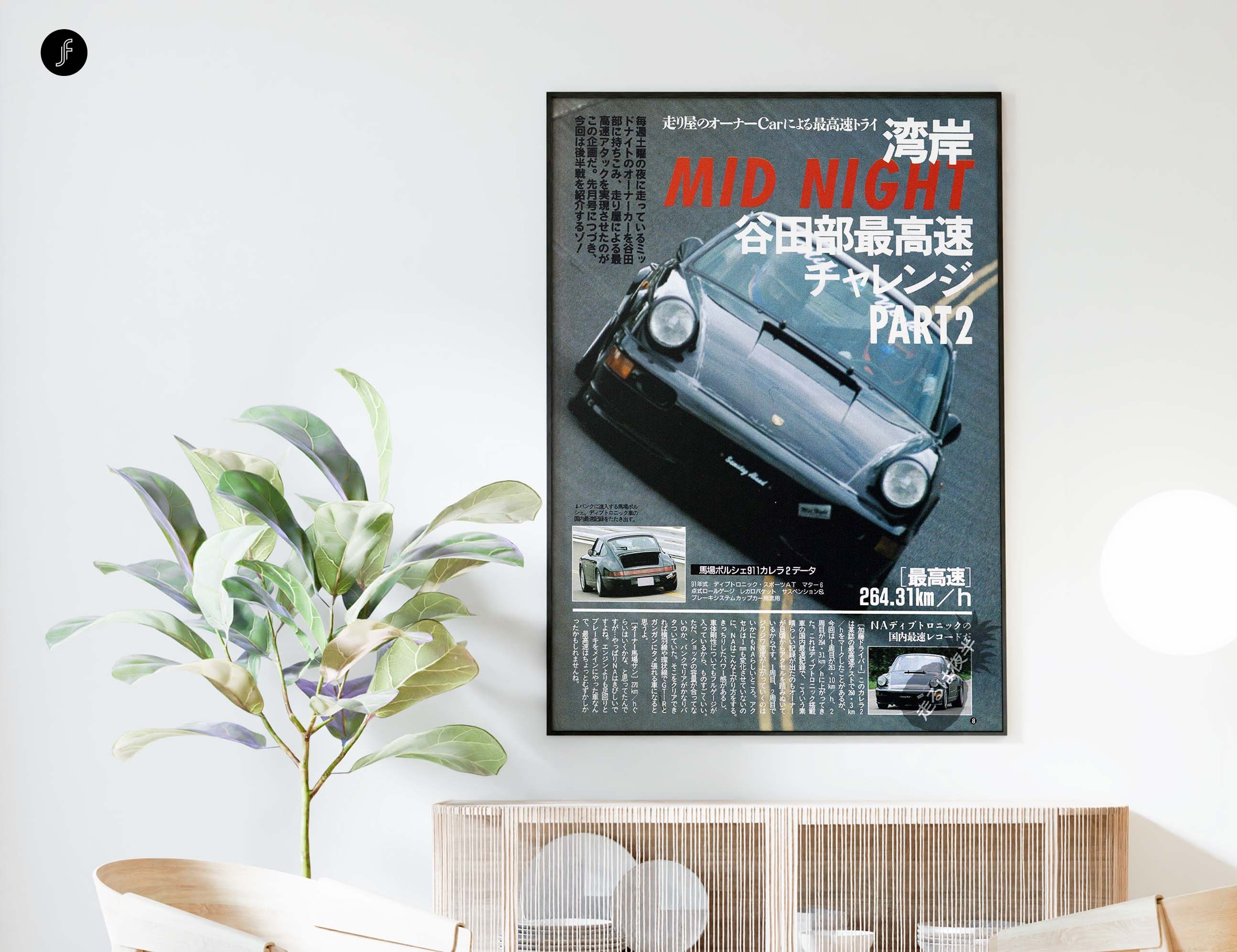 JDM Mid Night Club - Porsche 911 930 - All Sizes! Poster / Wall Decor ...