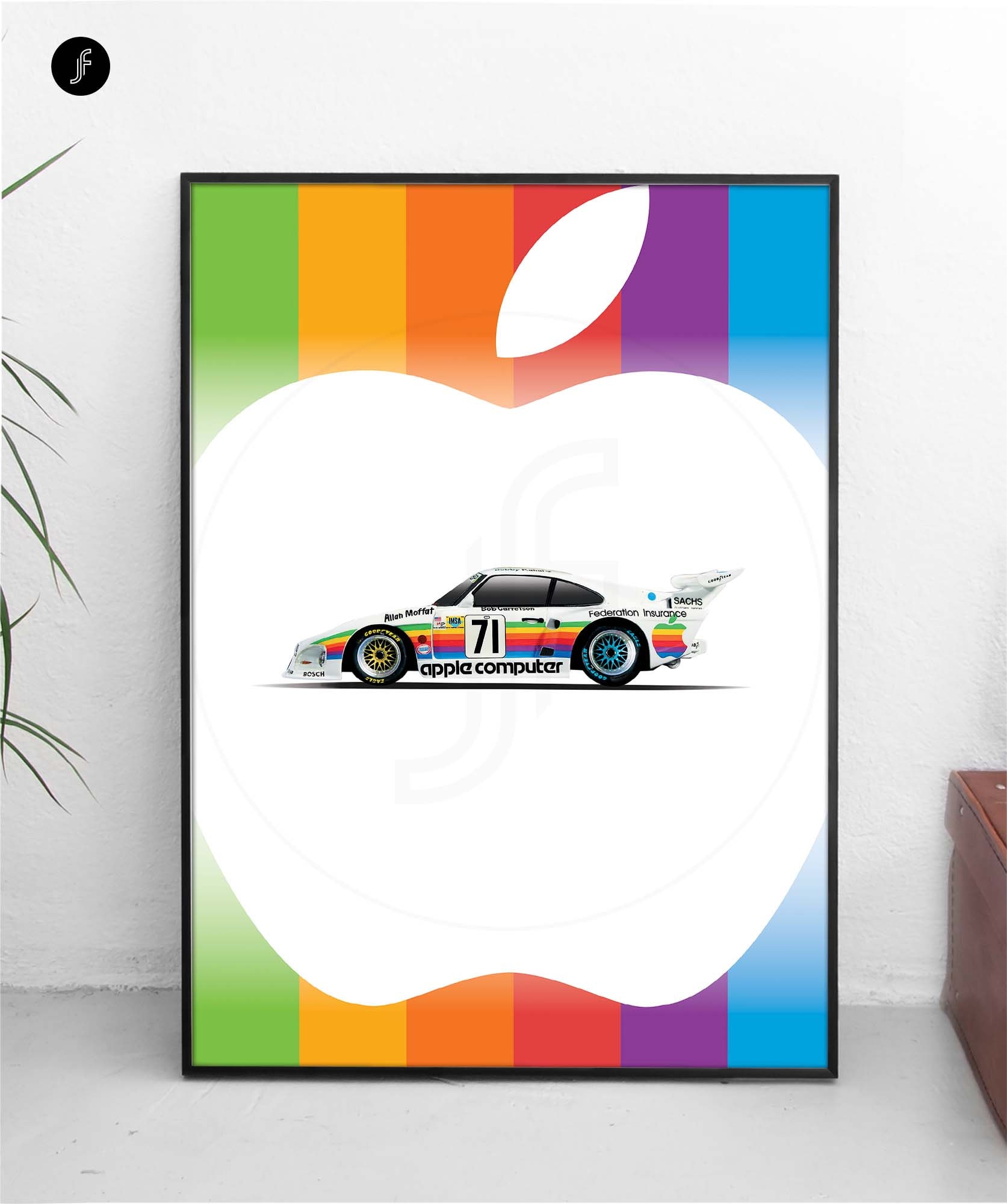 PORSCHE X Apple LIVERIES Series Prints A4/A3/A2/A1 - Etsy