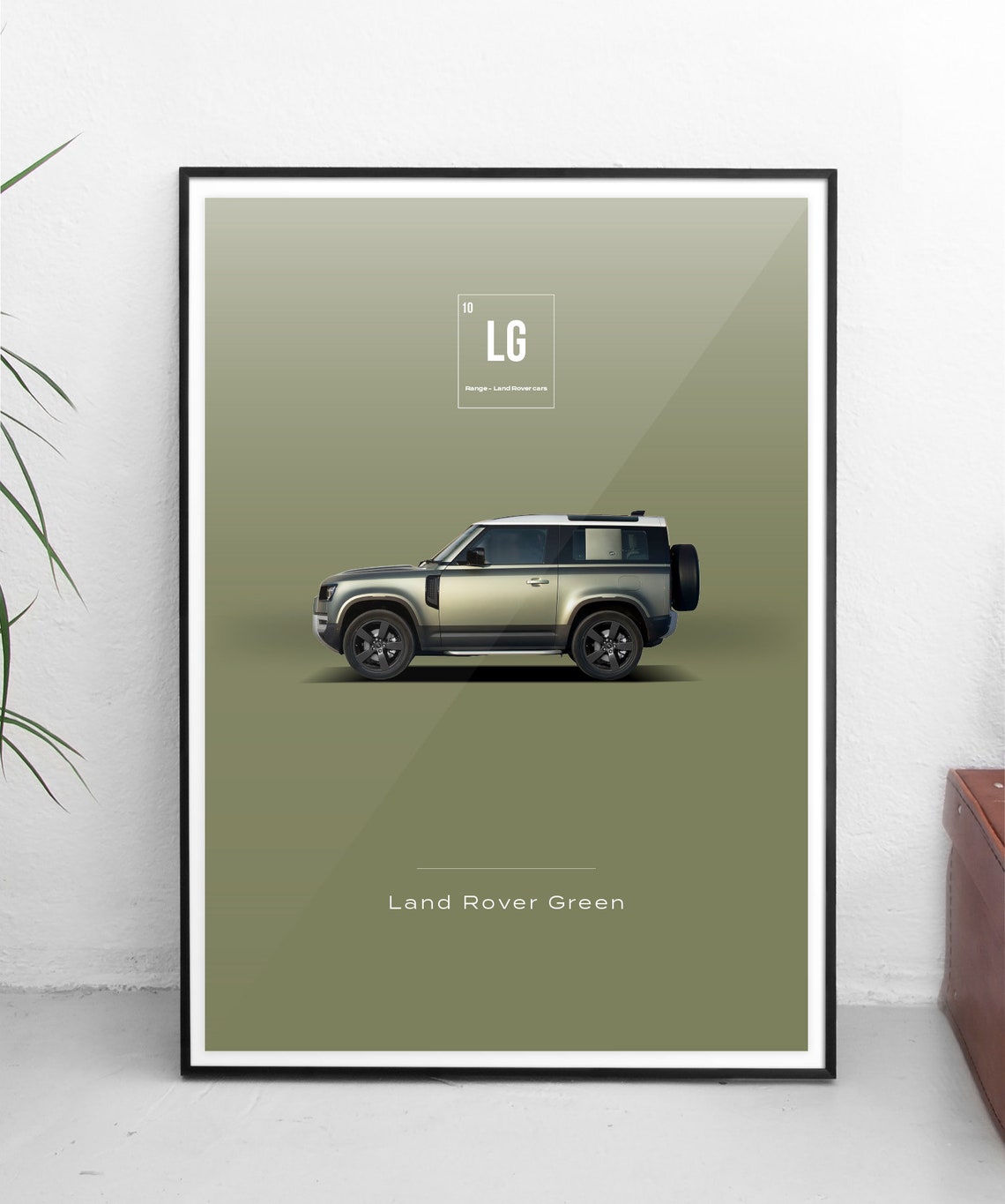 World Paint Colours Land Rover Defender Green All Sizes | Etsy