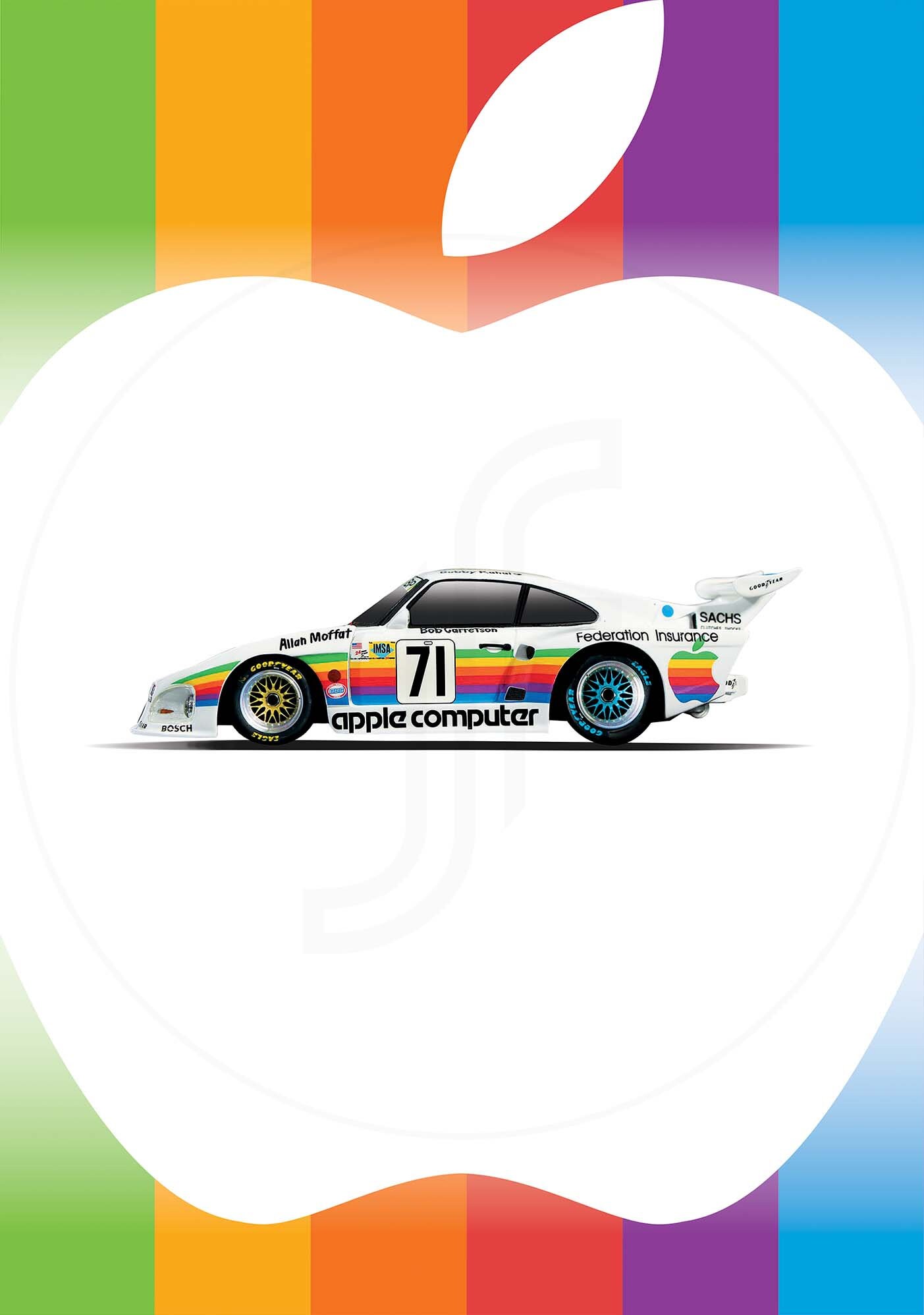 PORSCHE X Apple LIVERIES Series Prints A4/A3/A2/A1 - Etsy