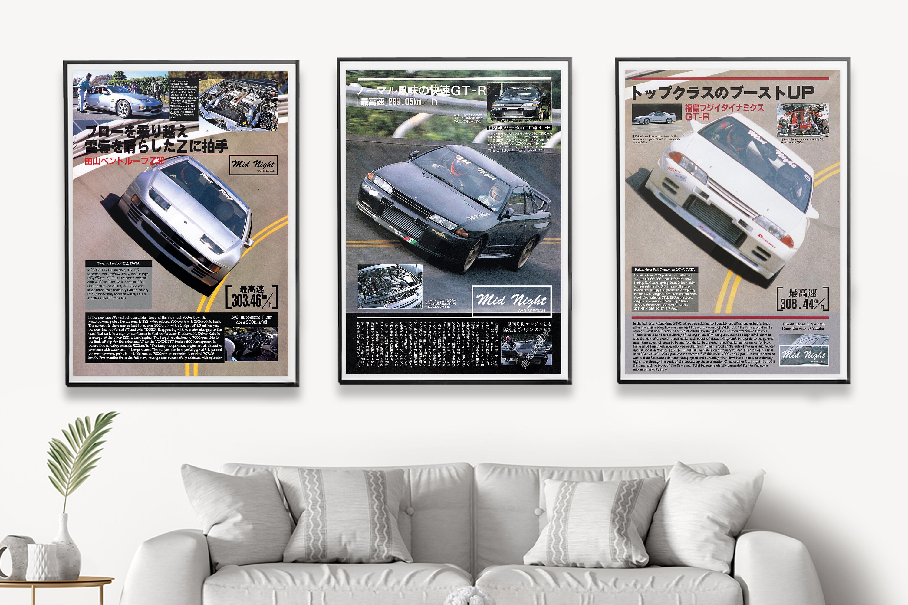 JDM Mid Night Club Nissan GT-R R32 All Sizes Poster / | Etsy