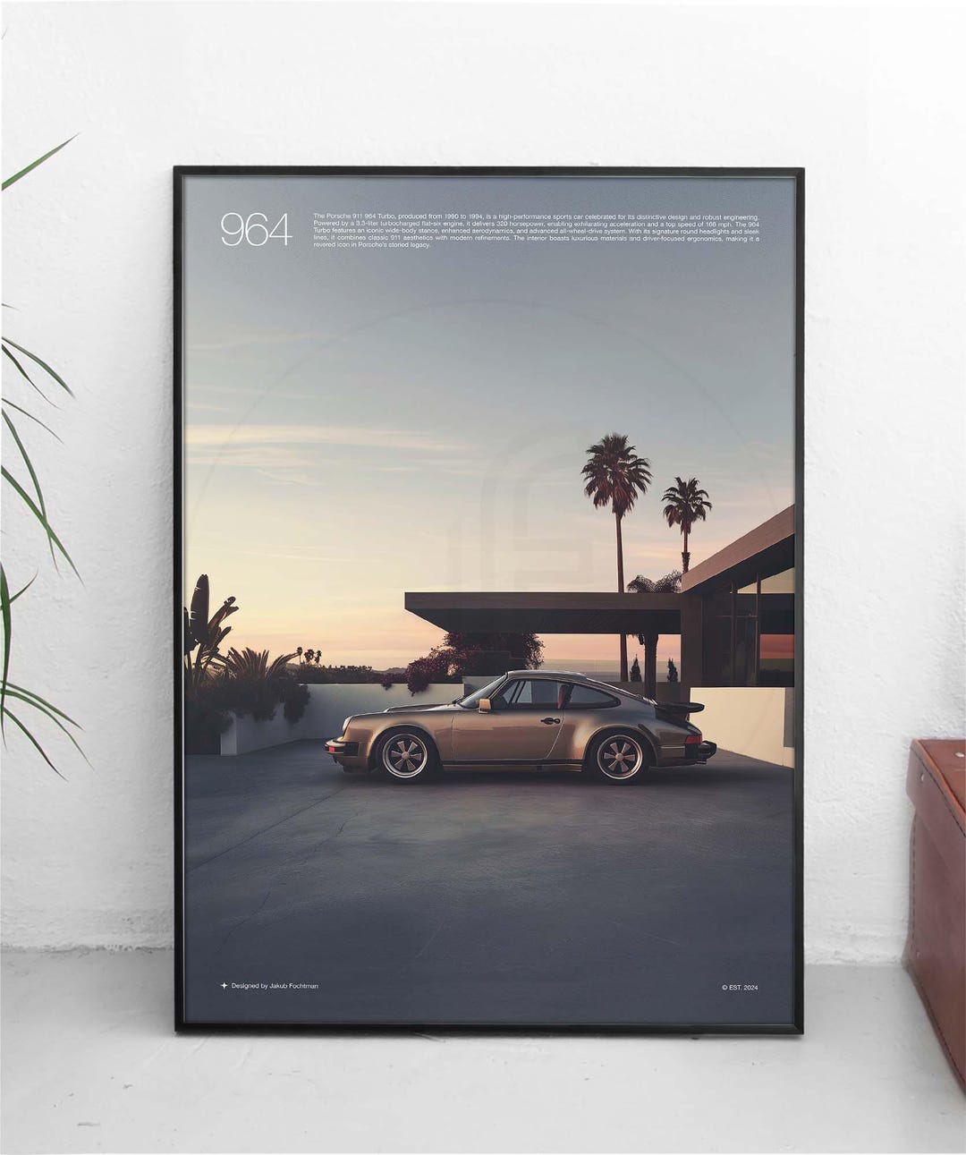Porsche 911 Print, Minimal Porsche Poster, Car Poster, Porsche Fan Gift ...