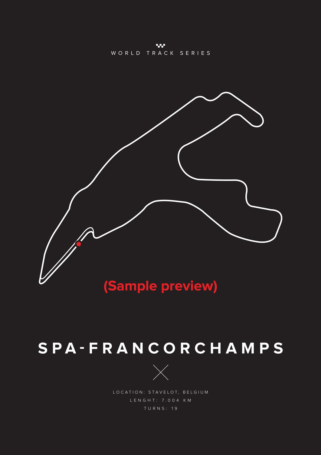 Monza Italy WORLD TRACK SERIES All Sizes Digital Poster / Work / Wall ...