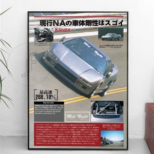 JDM Mid Night Club - Honda NSX - All Sizes! Poster / Wall Decor / Art ...