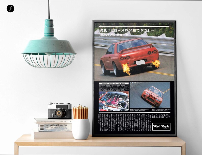 JDM Mid Night Club Nissan GT-R R32 All Sizes Poster / - Etsy