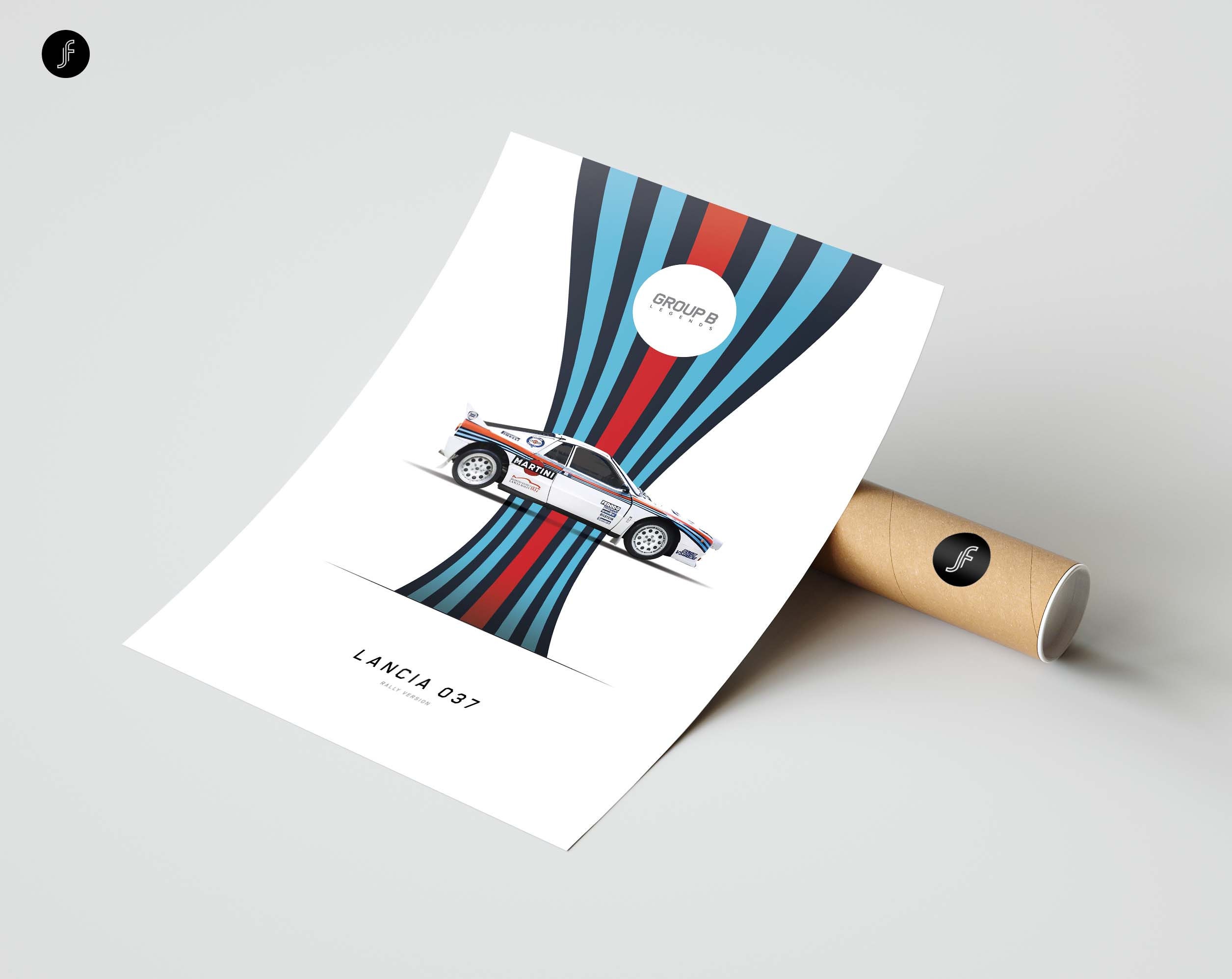 Lancia 037 - GROUP B Legends - Prints A4/A3/A2/A1 - Digital Poster ...