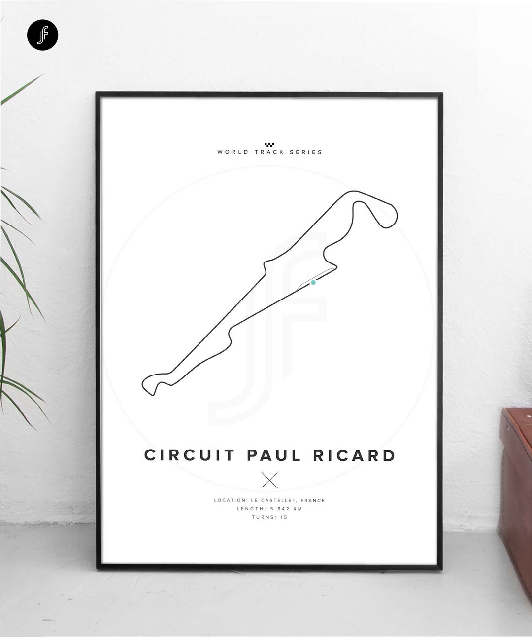 Paul Ricard - WORLD TRACK SERIES - All Sizes! - Digital Poster / Work ...