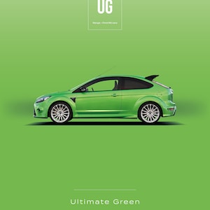 World Paint Colours - Ford Focus RS - Ultimate Green - All Sizes ...