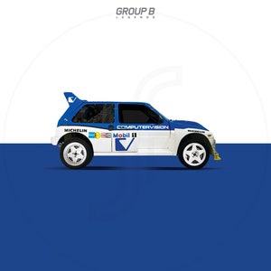MG Metro 6R4 - GROUP B Legends - Prints A4/A3/A2/A1 - Digital Poster ...