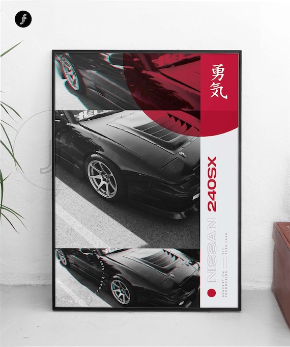 JDM Nissan 240SX All Size A4-B1 Jdm Poster / Wangan Poster - Etsy