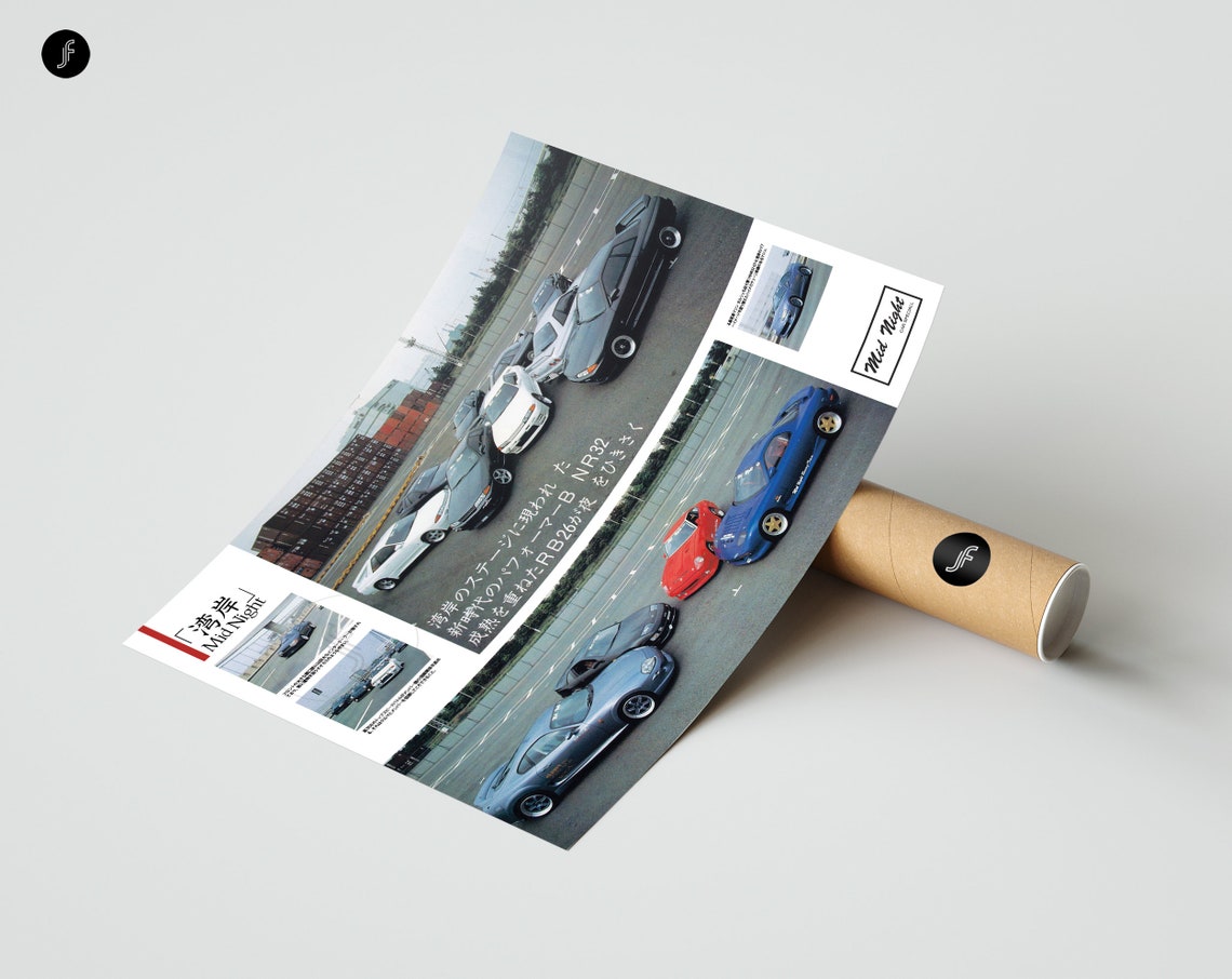 JDM Mid Night Club - Car Meet - All Sizes! Poster / Wall Decor / Nissan ...