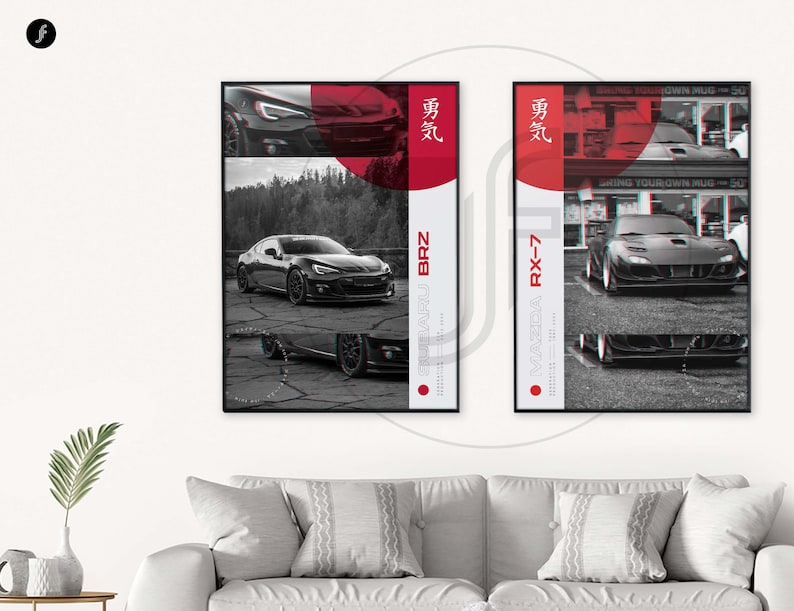JDM Subaru BRZ - All Size A4-B1! Jdm Poster / Wangan / Japan / Import ...