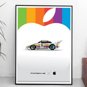 PORSCHE x Apple LIVERIES Series prints A4/A3/A2/A1 | Etsy
