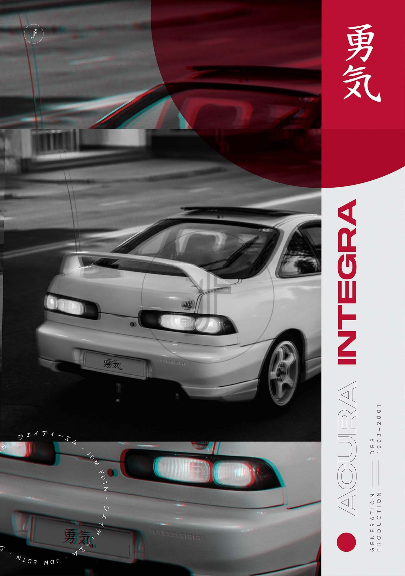 JDM Acura Integra All Sizes A4-B1 Jdm Poster / Wangan / - Etsy
