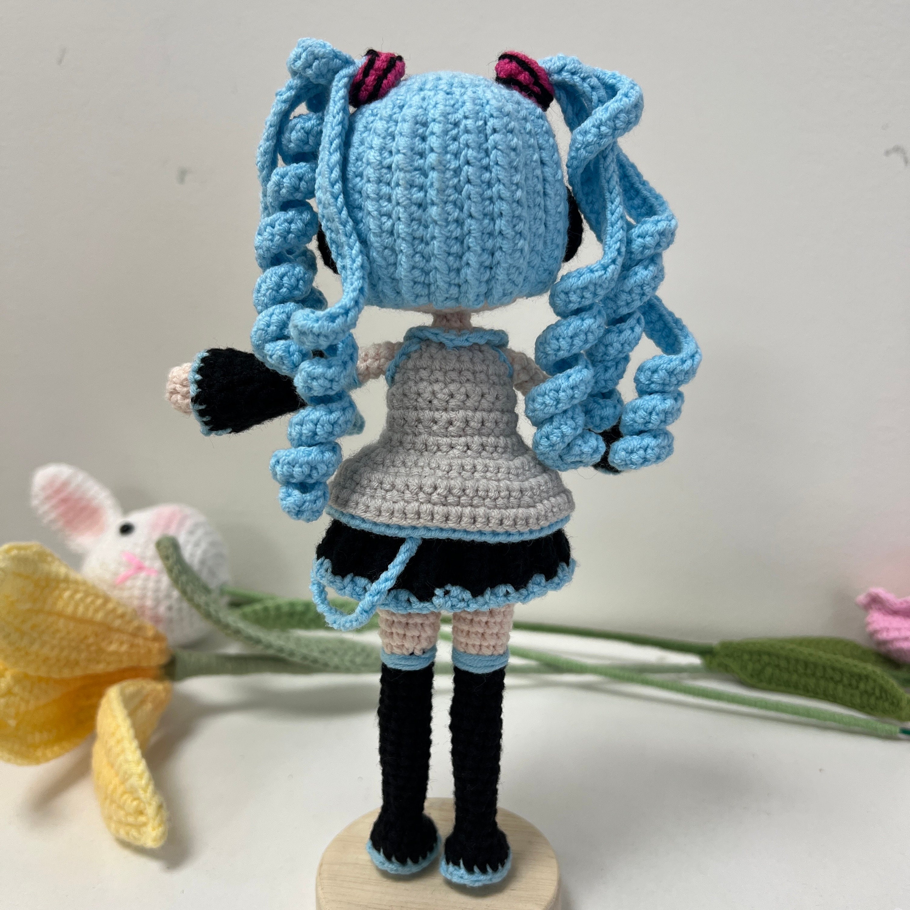 Amigurumi Hatsune Miku Crochet Doll 18 Cm - Etsy