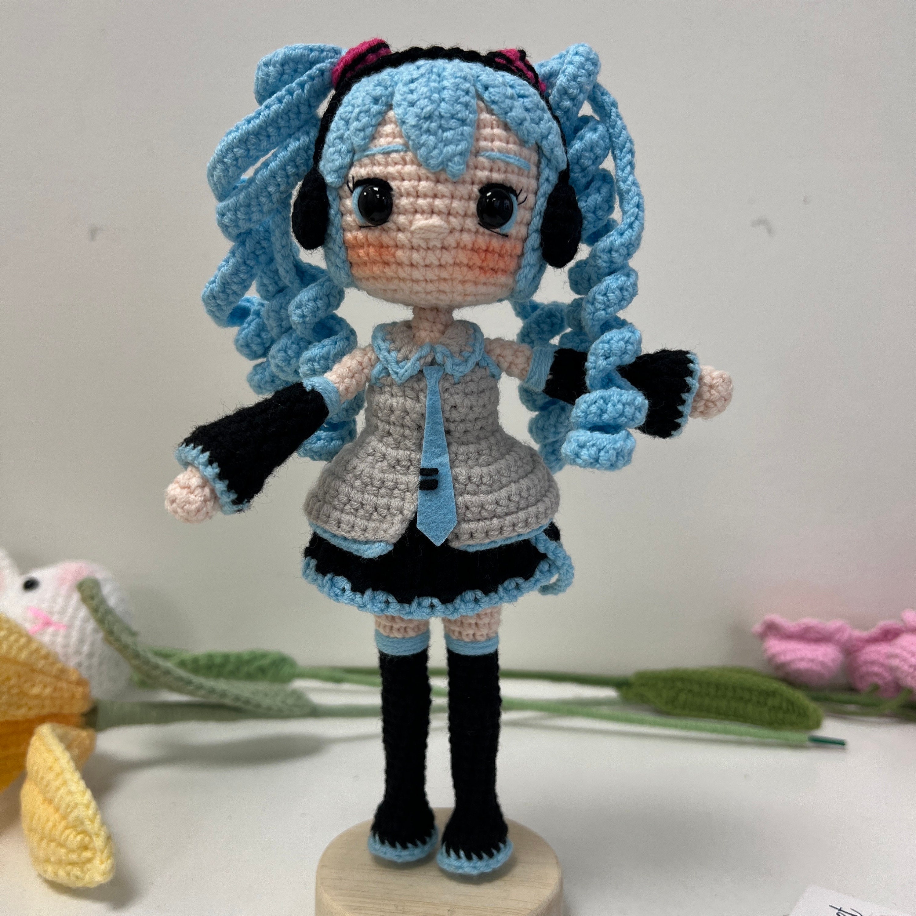 Amigurumi Hatsune Miku Crochet Doll 18 Cm - Etsy