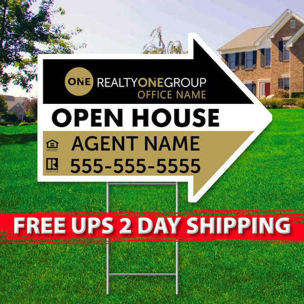 Open House Arrow Signs - Etsy