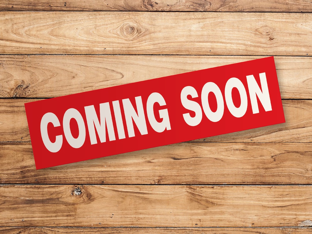 COMING SOON Stickers | Real Estate Sign Stickers | Weatherproof Vinyl ...