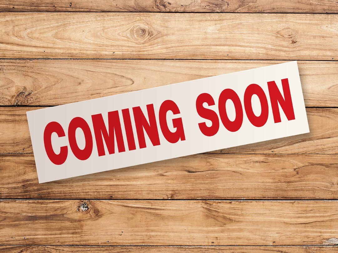 COMING SOON Stickers | Real Estate Sign Stickers | Weatherproof Vinyl ...
