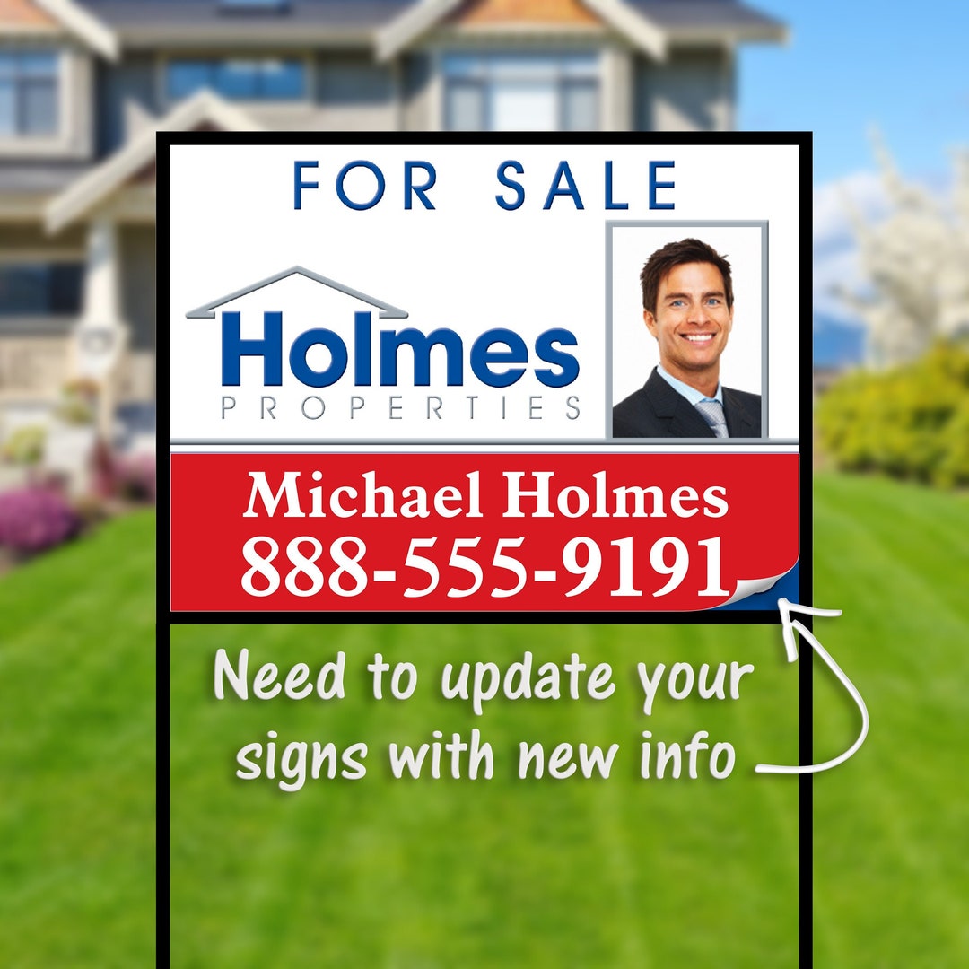 Real Estate Sign Rider Stickers and Decals, Die Cut Stickers, FAST FREE ...