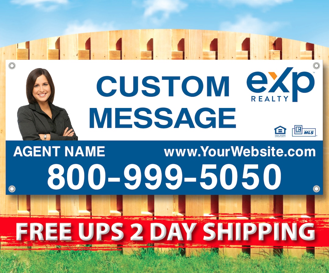 Exp Realty Custom Banner, Custom Sign, Advertising Banner - Etsy