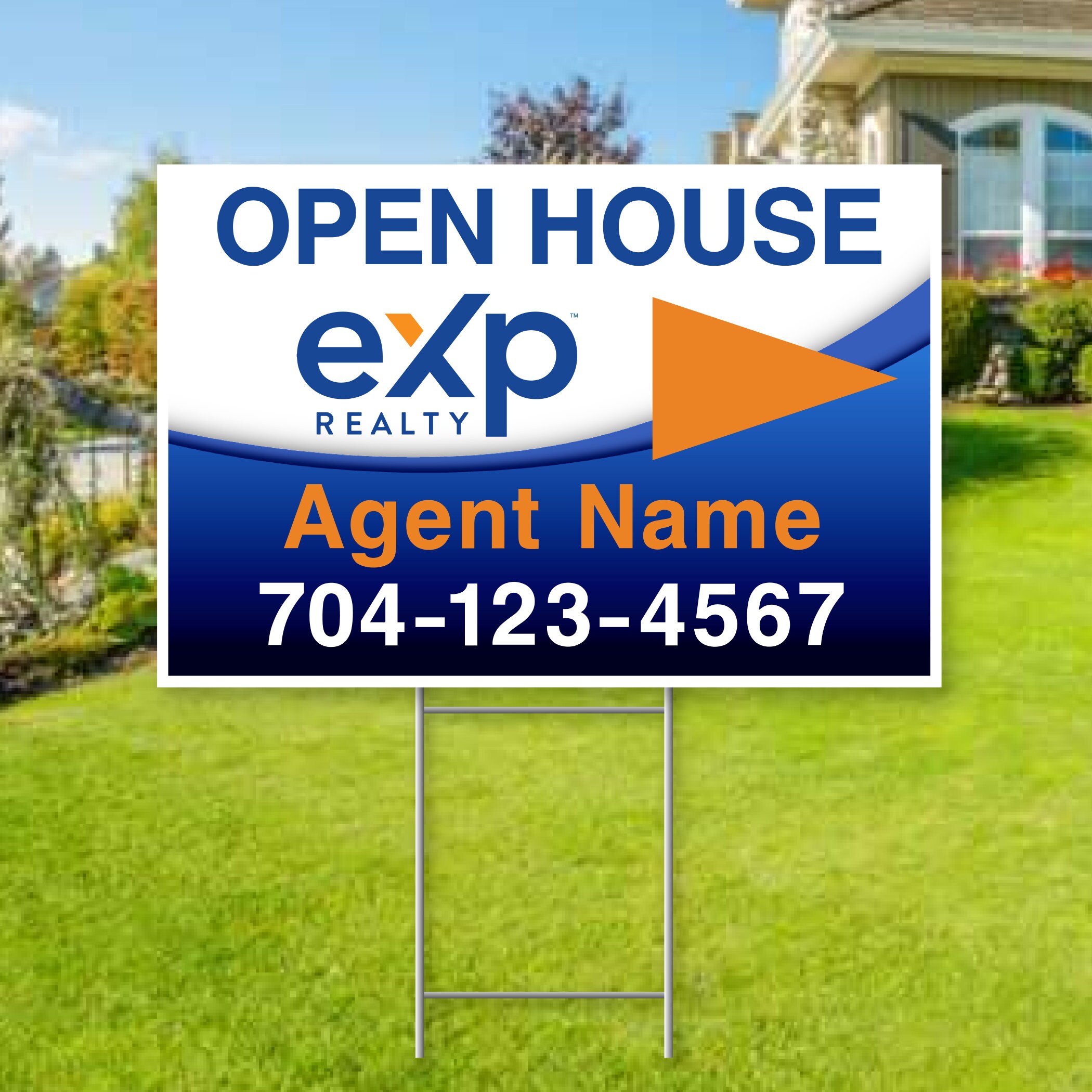 EXP Open House Directional Signs 18in X 24in 2 Sided Add - Etsy