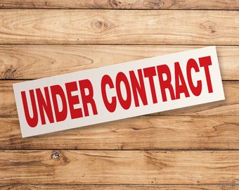 PENDING Stickers Real Estate Sign Stickers Weatherproof Vinyl Free ...