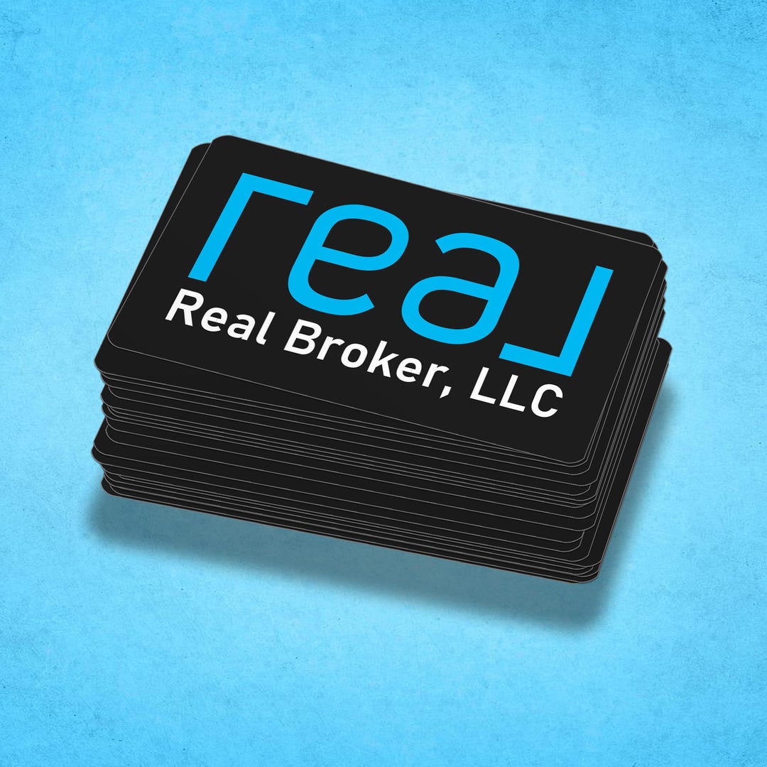 REAL Brokerage Stickers | Real Estate Sign Stickers | Weatherproof ...