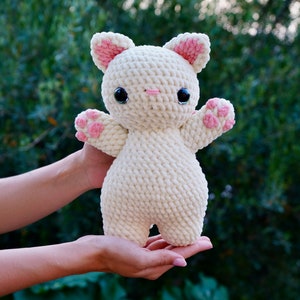 Cathy the Chubby Cat Crochet Pattern, Kitty Plush Pattern, Cat ...