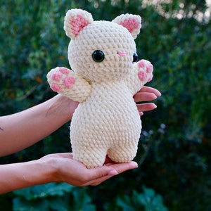 Cathy the Chubby Cat Crochet Pattern, Kitty Plush Pattern, Cat ...