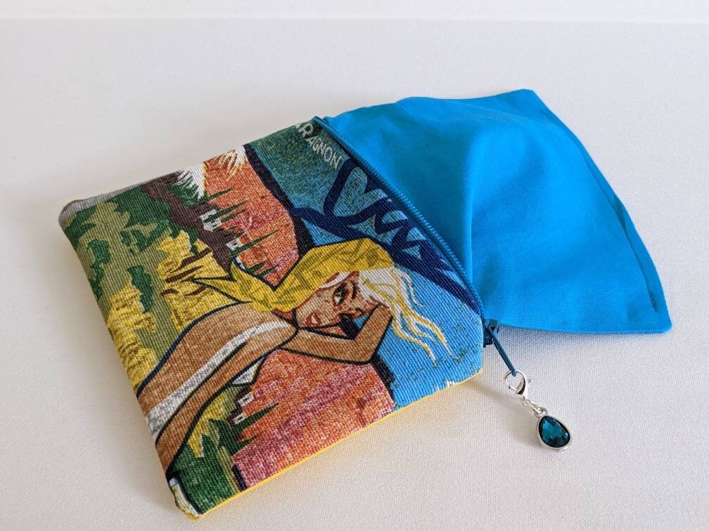 Retro Pin up Fabric Small Makeup Bag/purse - Etsy