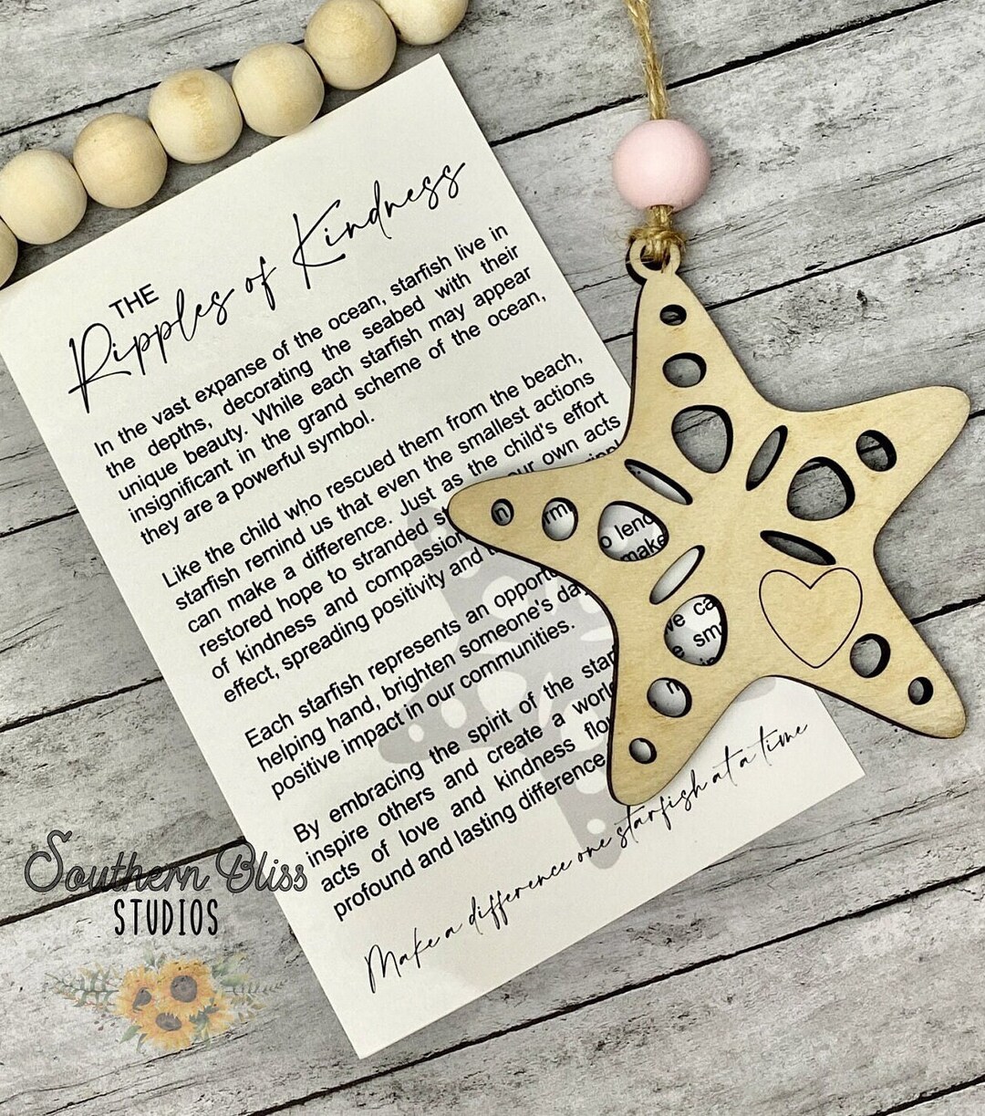 The Ripples of Kindness | Story Charm | Car Charm | Gift - Etsy