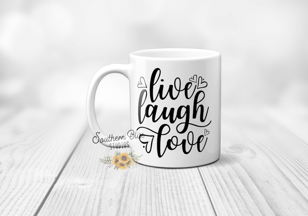 Live Laugh Love Coffee Mug - Etsy Singapore