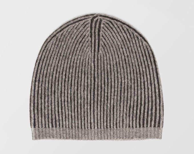 Men’s Yak Down Hat Pure Yak Down Classic Rib Hat for Men Extra Warm ...