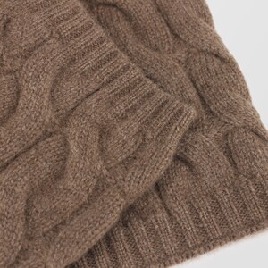 Mongolian Yak Wool Soft Snood Cable Knit Tube Scarf Unisex - Etsy
