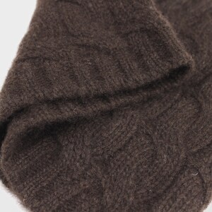 Mongolian Yak Wool Soft Snood Cable Knit Tube Scarf Unisex - Etsy