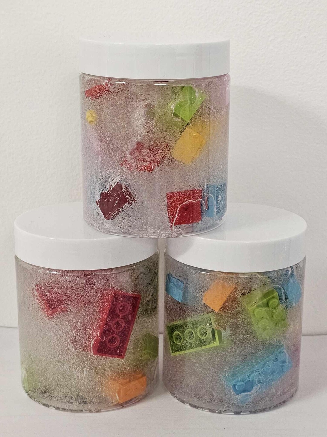Lego Slime Rough and Tough Sensory Sensation 8oz Pot of Colourful Lego ...