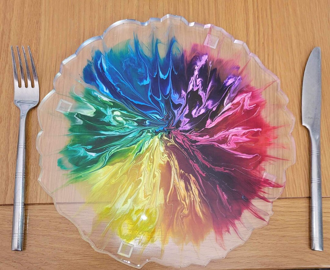 Resin Dinner Party Sets-coasters-placemats replacement sweet Trays-bowl ...
