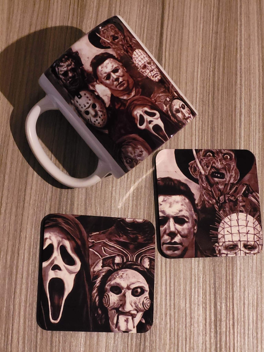 Horror Mug -the Murder Squad - Horror Movie Themed Mug & Coasters Be ...