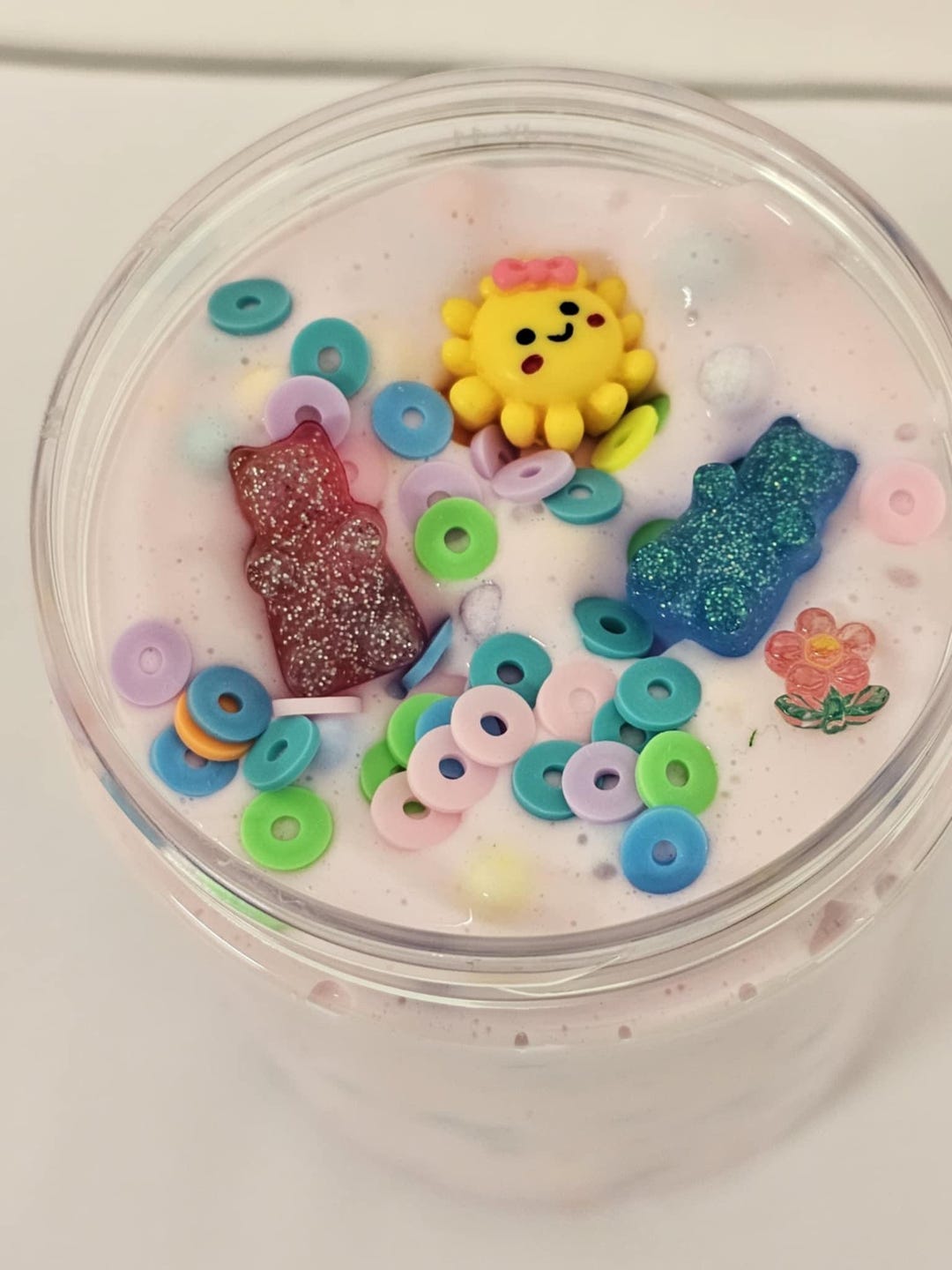 Preppy Slime -bubblegum Scented -fluffy Slime With Balls Topped With ...